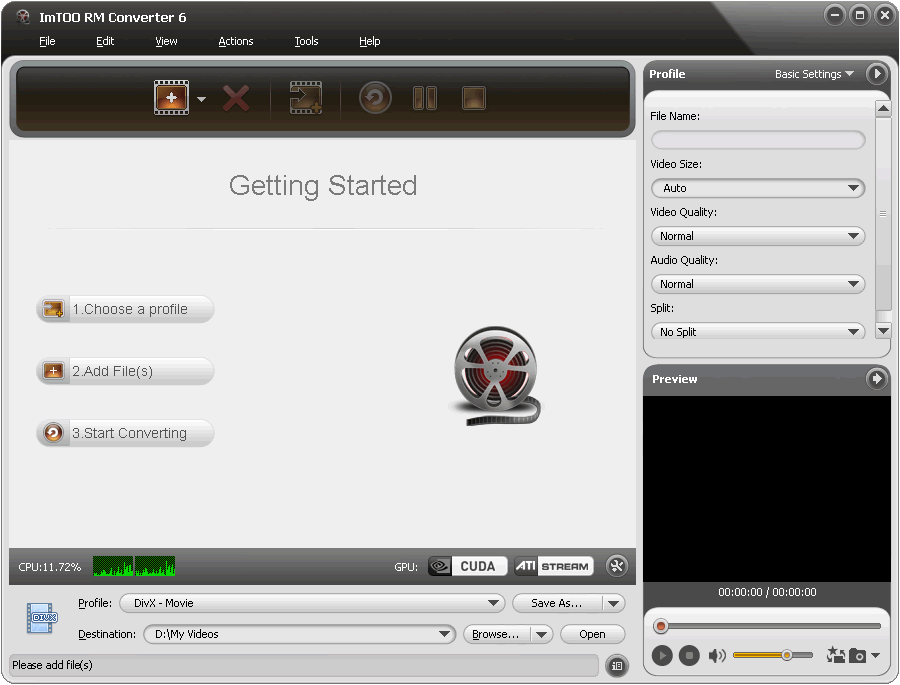 ImTOO RM Converter Screenshot ImTOO RM Converter Screenshot